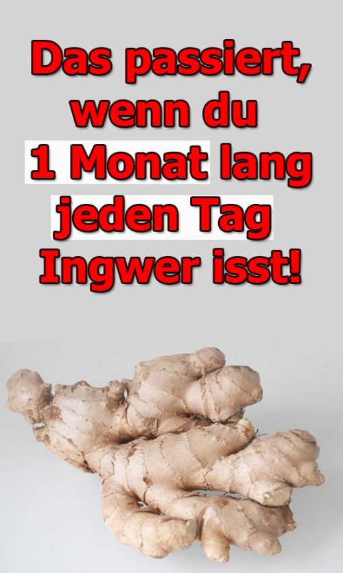 Das passiert wenn du 1 Monat lang Ingwer isst! - Fem Lifestyle